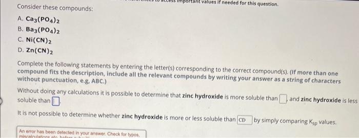 Solved Consider these compounds: A. Ca3(PO4)2 B. Ba3(PO4)2 | Chegg.com