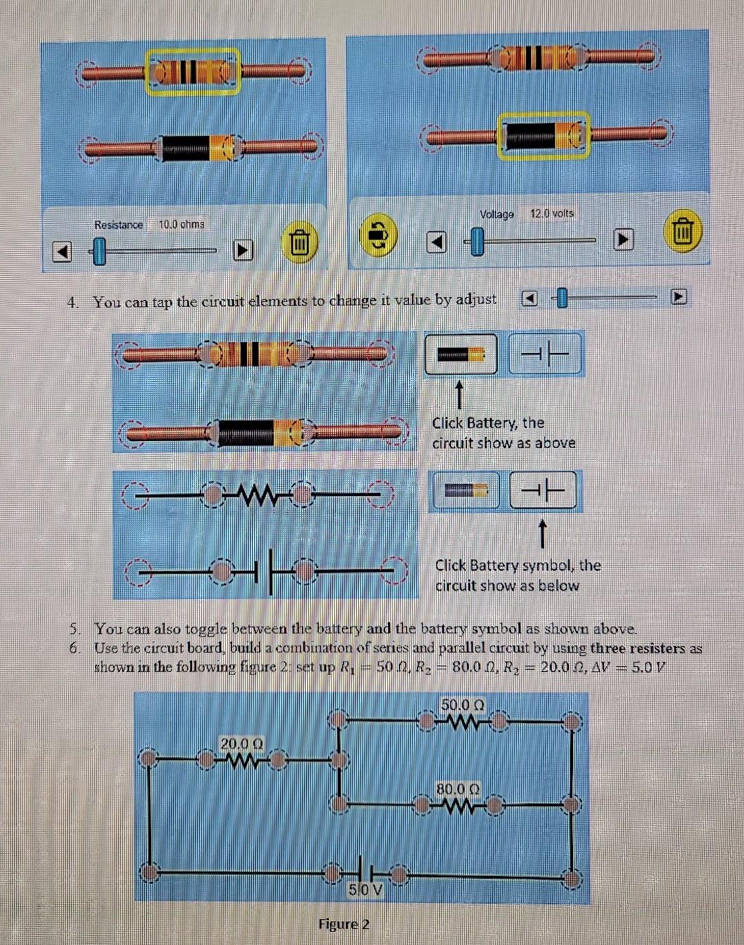 Lab 6 Combination of Series and Parallel Circuit | Chegg.com