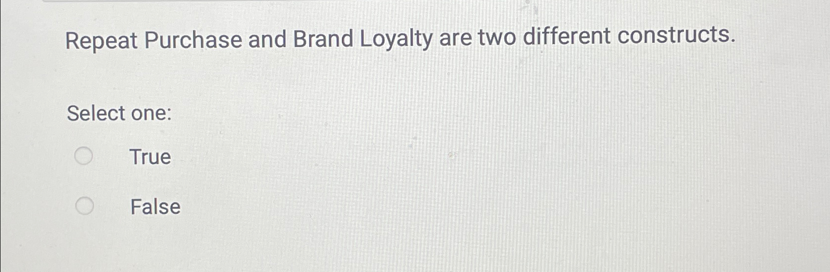 Solved Repeat Purchase and Brand Loyalty are two different | Chegg.com