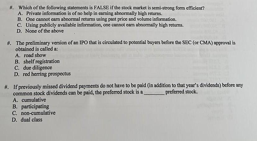 Solved Answer all correct and fast. only answers are enough | Chegg.com