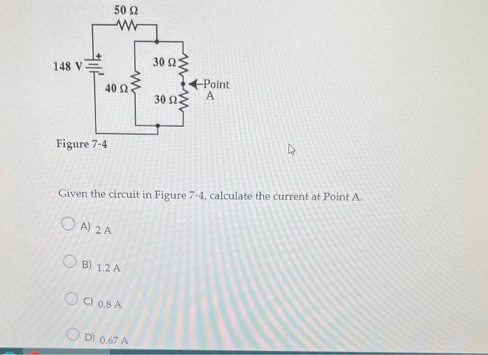 Solved Given the circuit in Figure 7-4, calculate the | Chegg.com