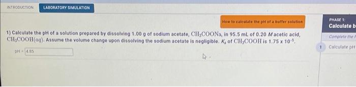 Solved INTRODUCTION LABORATORY SIMULATION How to calculate | Chegg.com