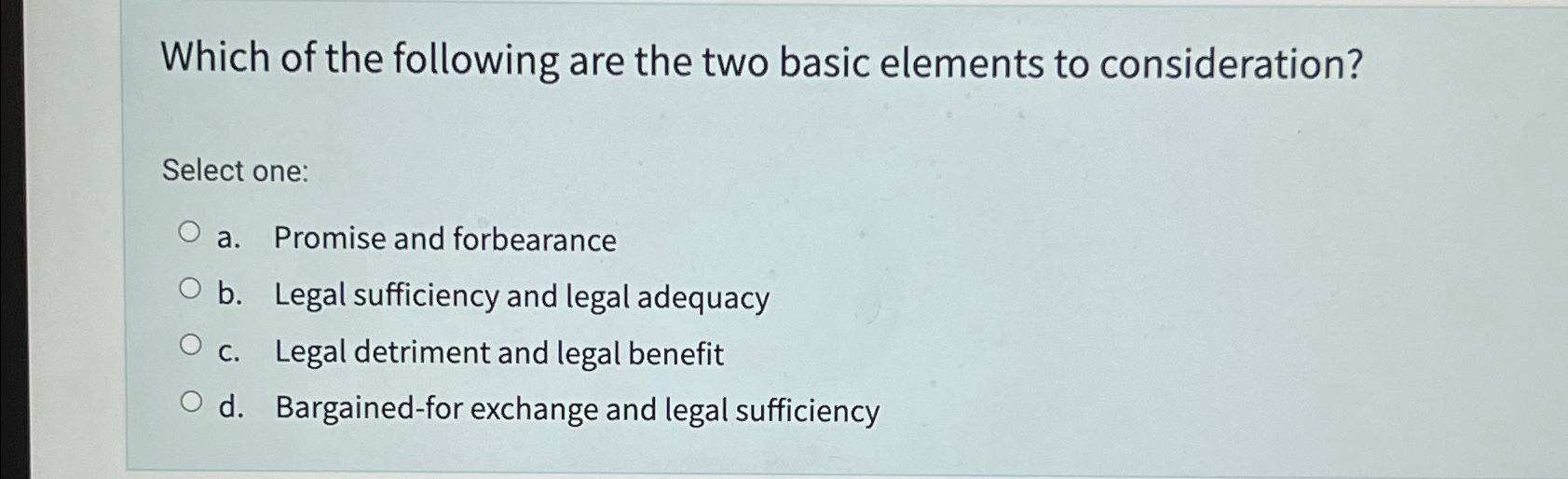 Solved Which of the following are the two basic elements to | Chegg.com
