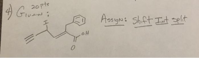 Solved 2opts ( 4) Given i Assign: Shift Int split I он | Chegg.com