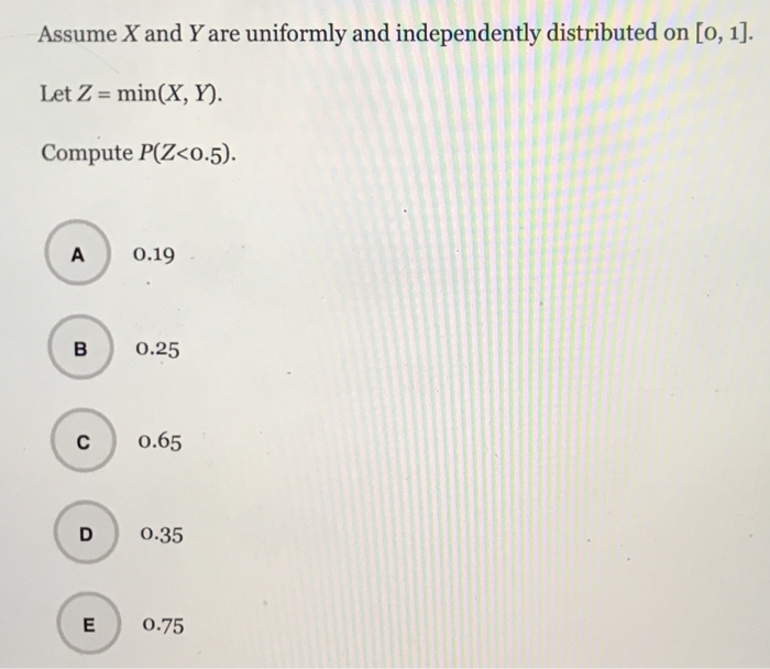 Solved Independent random variables X1, X2, and X; have an | Chegg.com