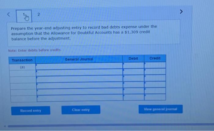 Solved Exercise 9-13 (Algo) Percent of accounts receivable | Chegg.com