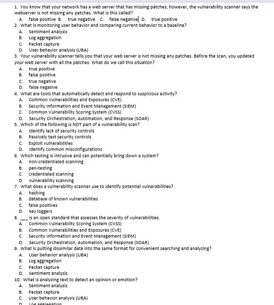 Solved You know that your network has a web server that has | Chegg.com