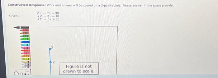 Solved Constructed Response: Work and answer will be scored | Chegg.com