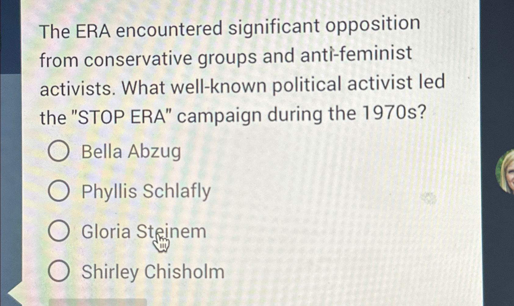 Solved The ERA encountered significant opposition from | Chegg.com