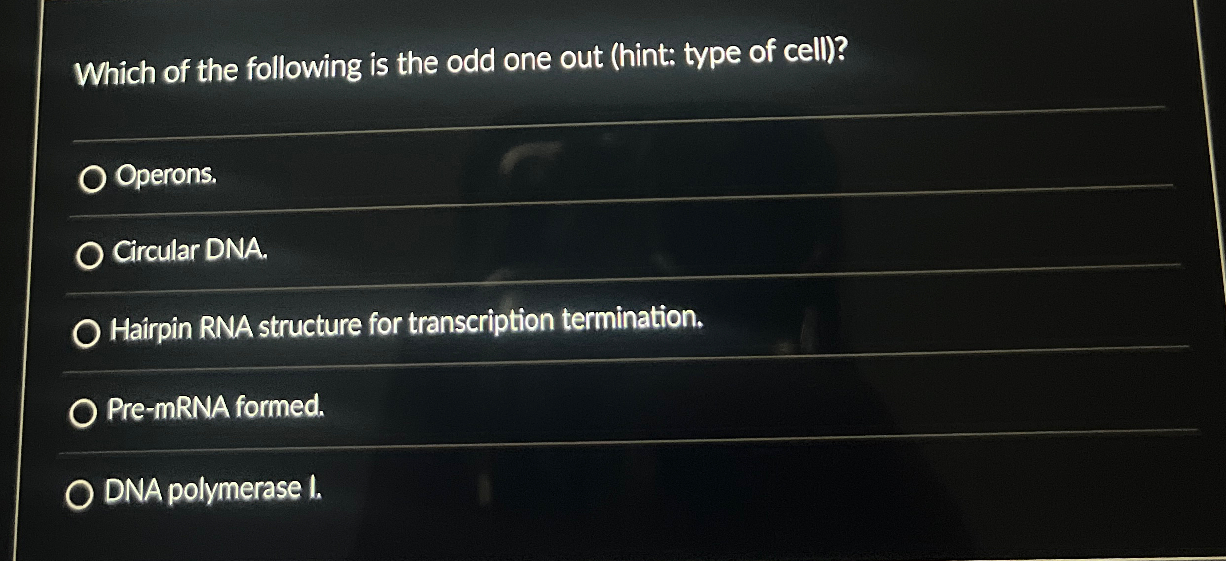 Solved Which of the following is the odd one out (hint: type | Chegg.com