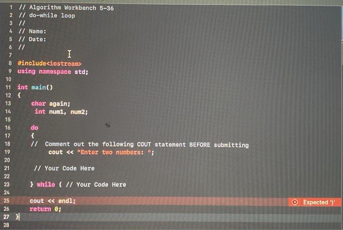 Solved C++ please. follow the starter code format and ive | Chegg.com