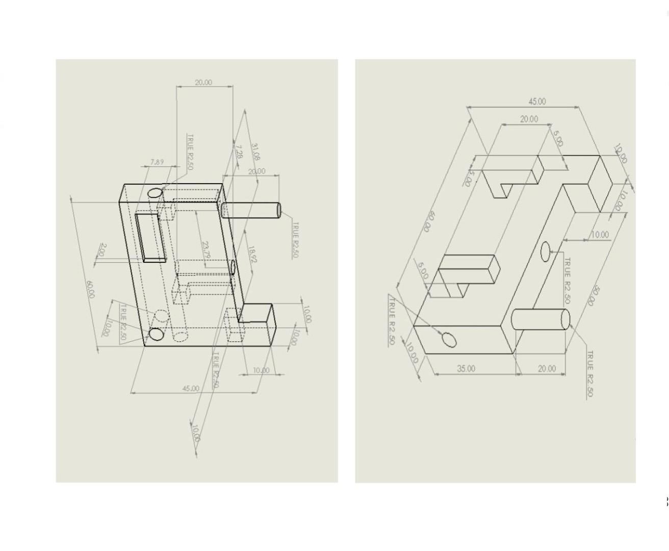 Solved Engineering Practise workbook drawing Exercise 4 | Chegg.com