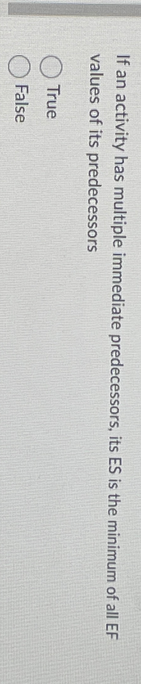 Solved If an activity has multiple immediate predecessors, | Chegg.com