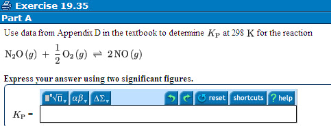 Solved Use data from Appendix D in the textbook to determine | Chegg.com