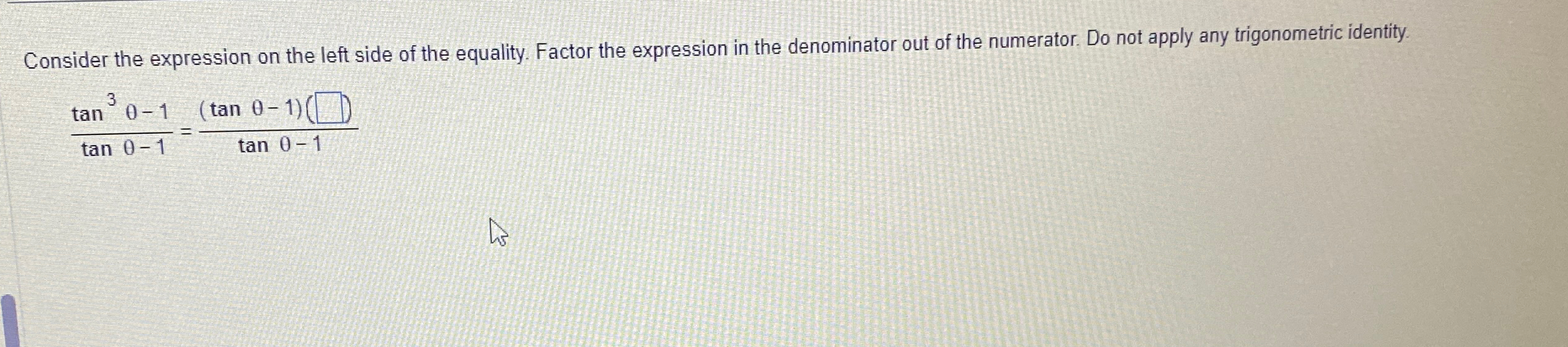 Solved Consider the expression on the left side of the | Chegg.com