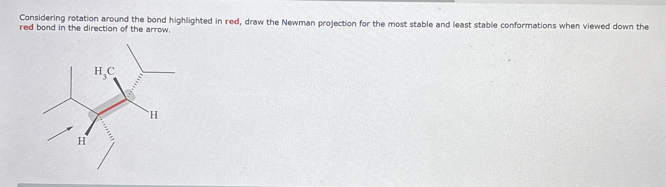 Solved Considering rotation around the bond highlighted in | Chegg.com
