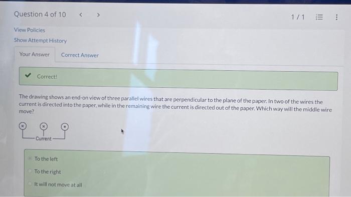 Solved Question 4 of 10 View Policies Show Attempt History | Chegg.com