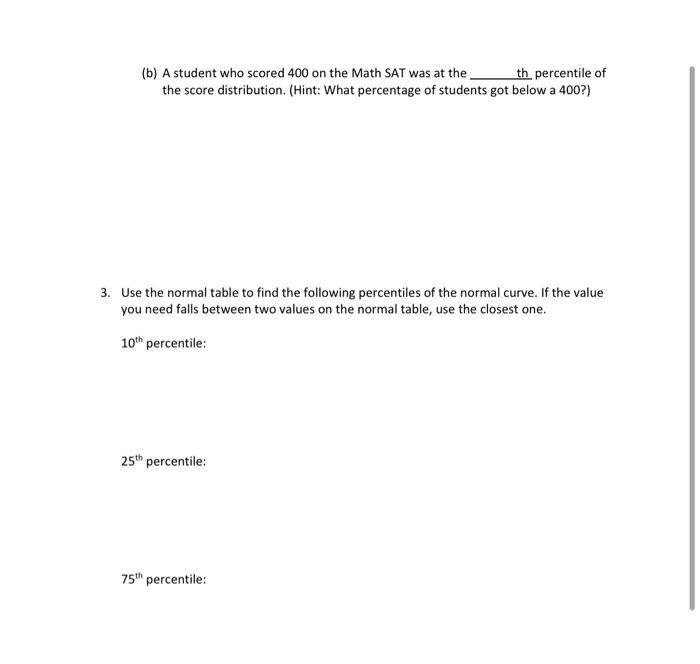 Solved Stat 2 Lab #5: Normal approximation, percentiles | Chegg.com