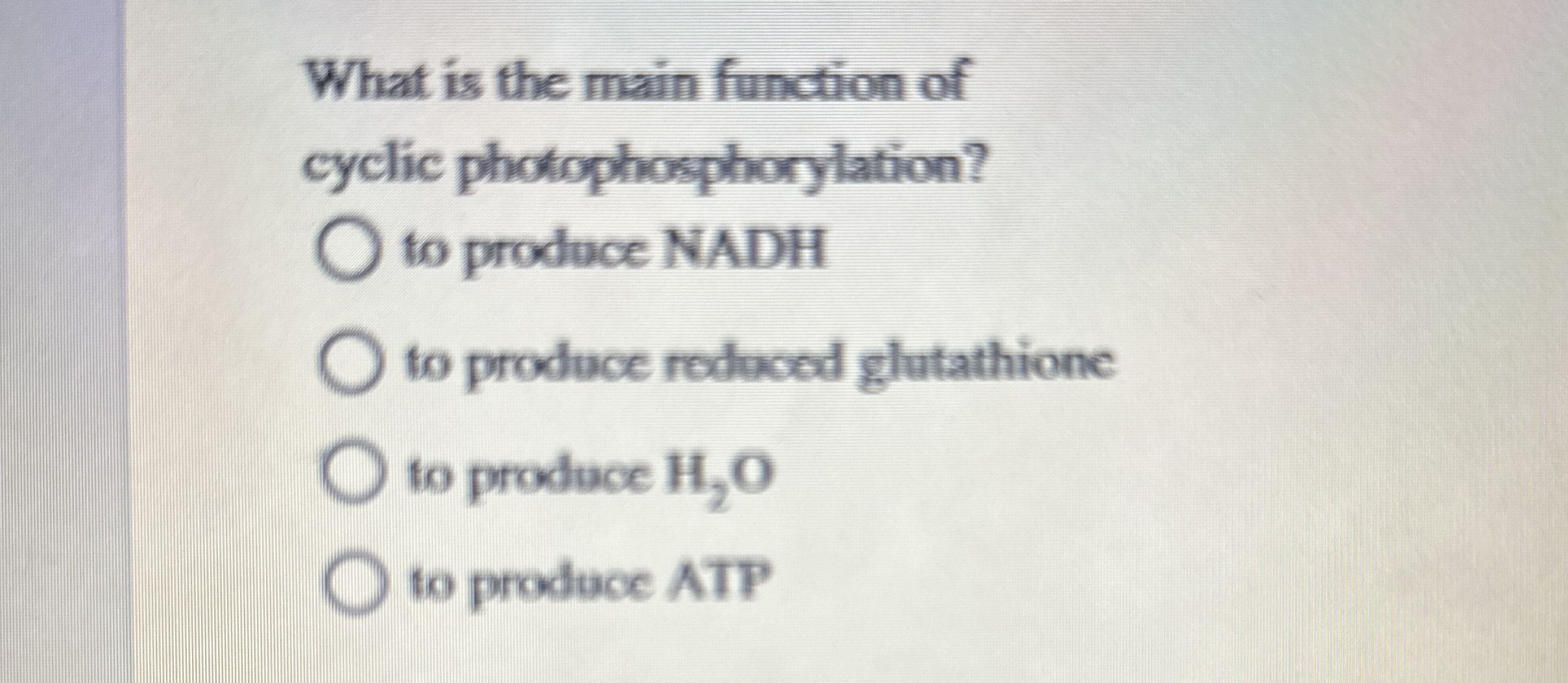 Solved What is the main function of cyclic | Chegg.com