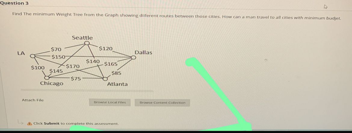 Solved Find The minimum Weight Tree from the Graph showing | Chegg.com