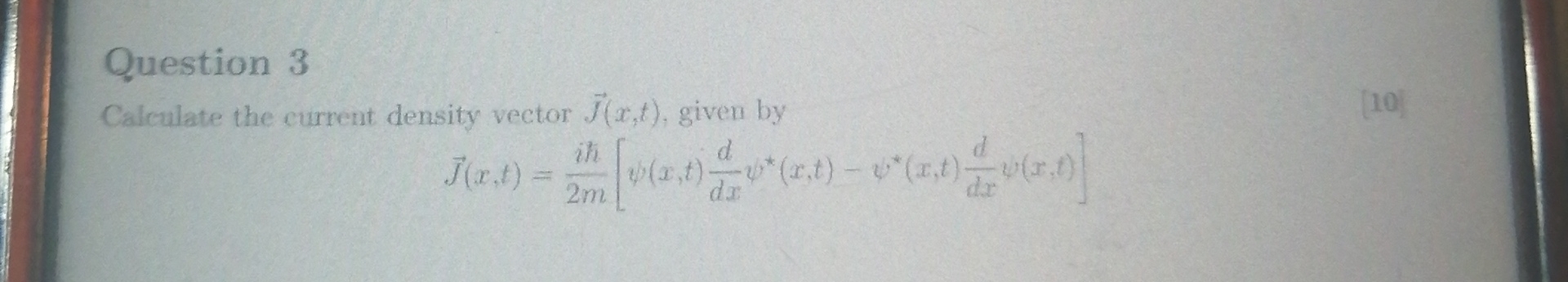 Solved Question 3Calculate the current density vector | Chegg.com