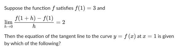 Solved Suppose the function f ﻿satisfies f(1)=3 | Chegg.com