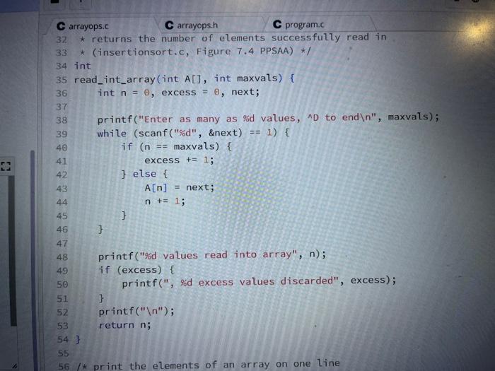 Solved Write a function that takes an array A of length n | Chegg.com
