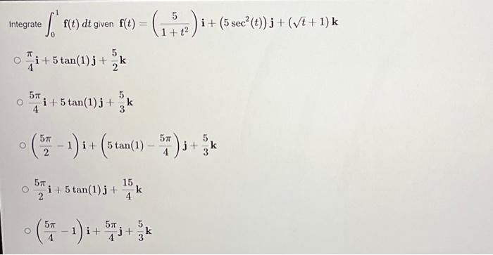Solved Integrate ∫01f(t)dt given | Chegg.com