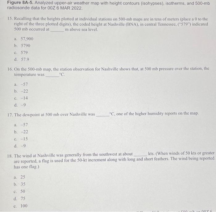 Solved "If the 700−mb level is below 3000 m, it requires a 2 | Chegg.com