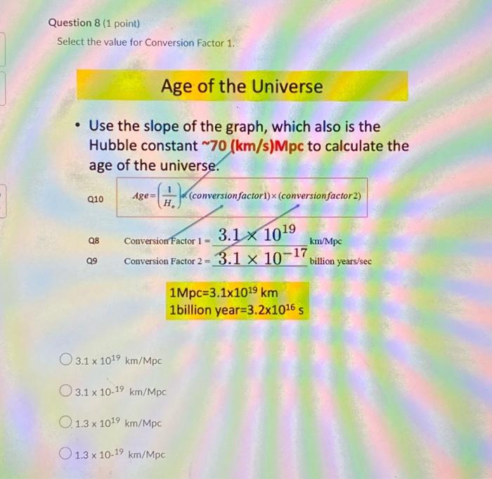 Solved Question 6 (2 points) Galaxy 4--Recession Velocity. | Chegg.com