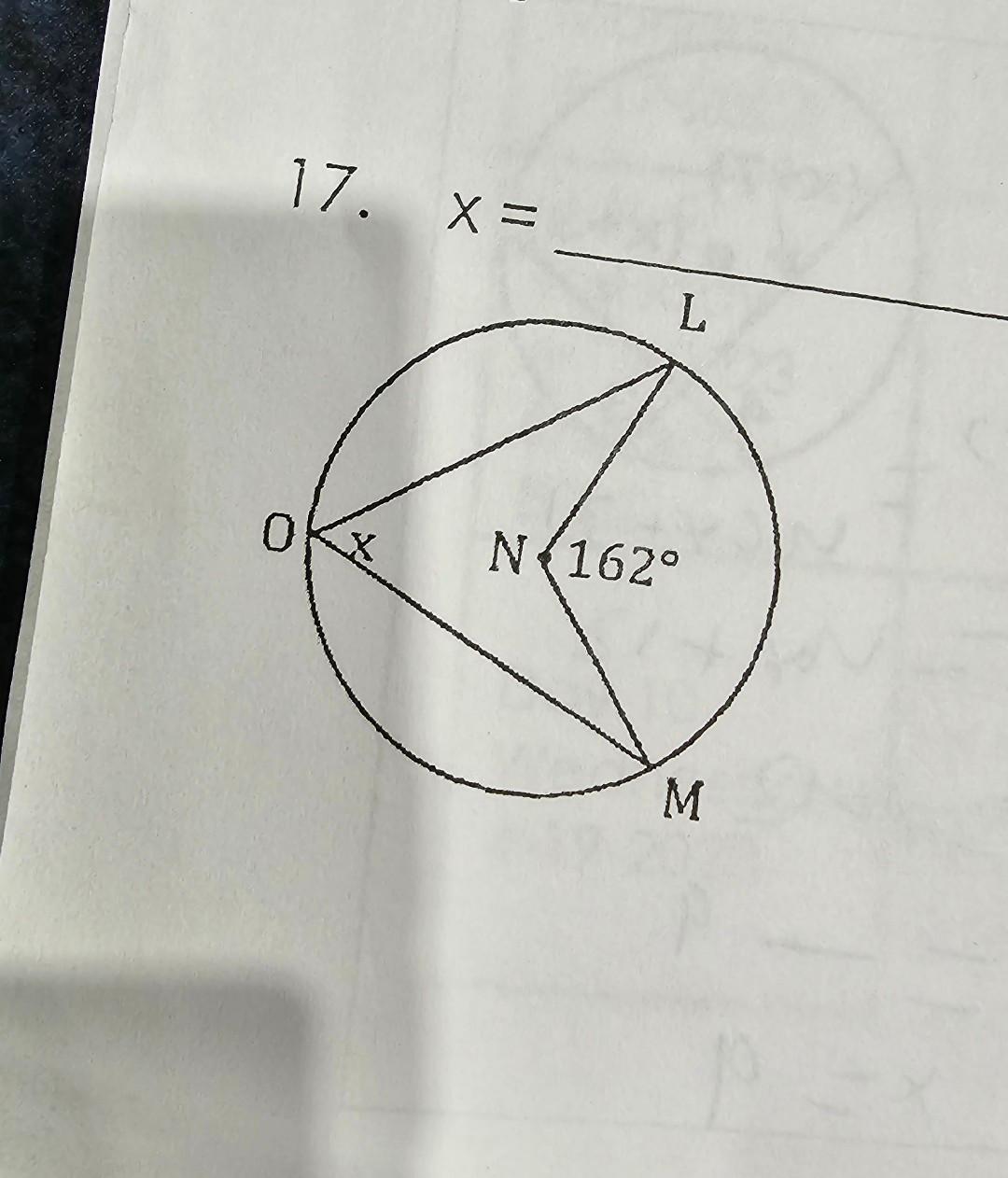 Solved 17. x= | Chegg.com