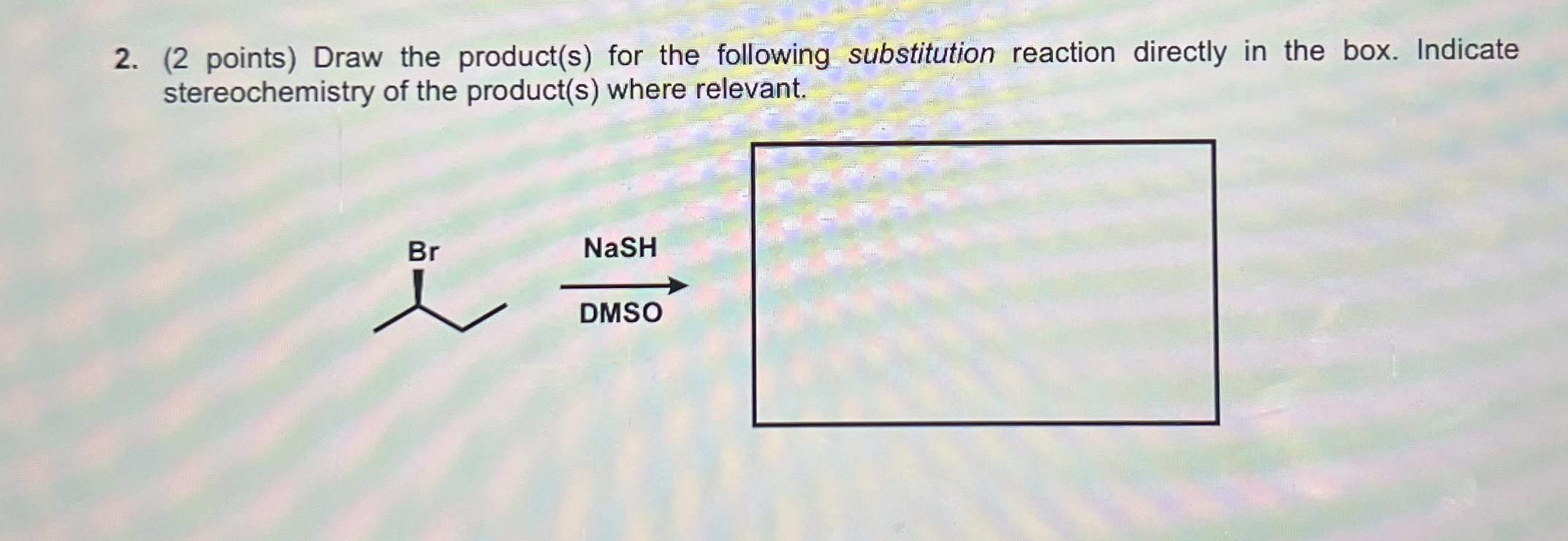 (2 ﻿points) ﻿Draw the product(s) ﻿for the following | Chegg.com