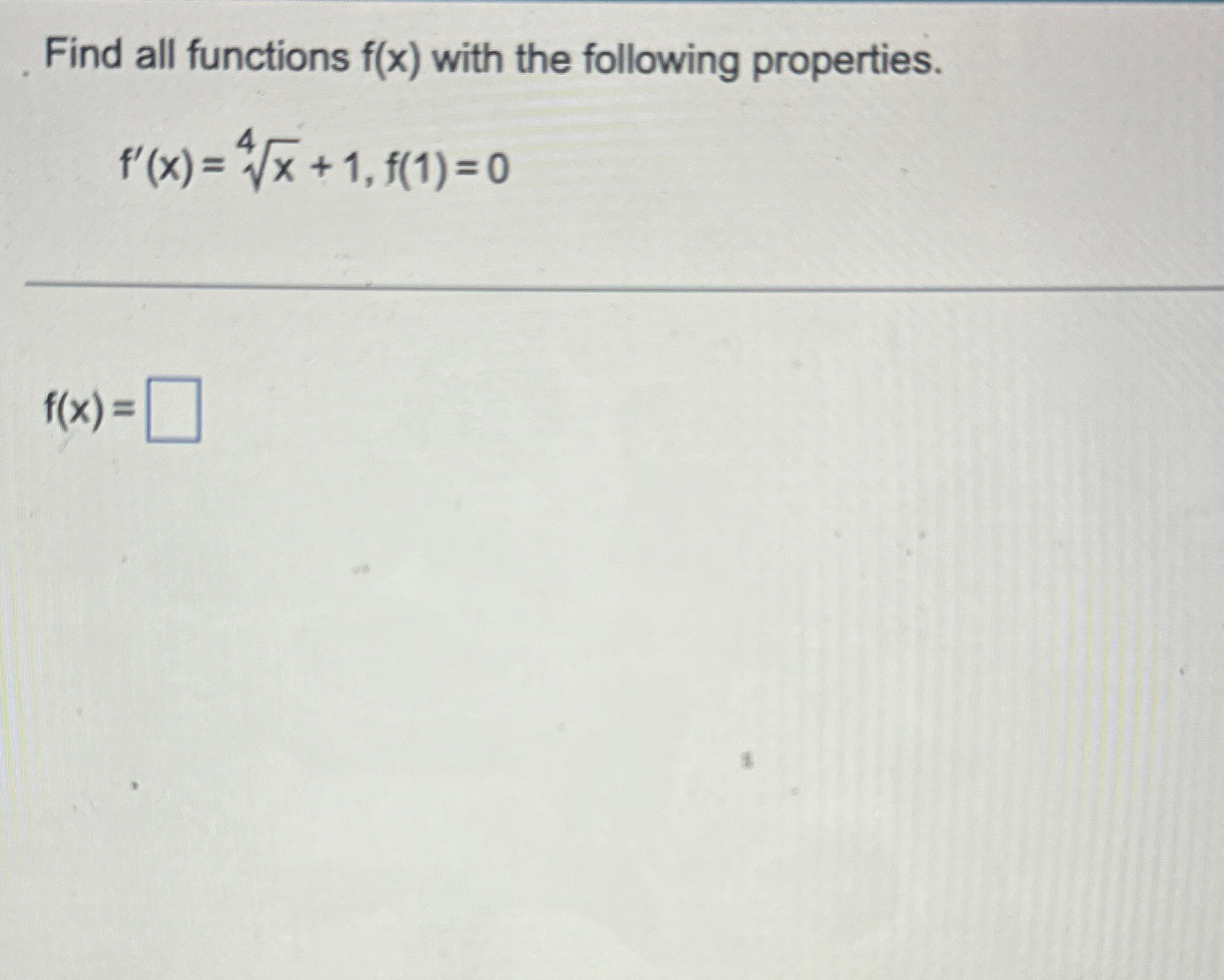 Solved Find all functions f(x) ﻿with the following | Chegg.com
