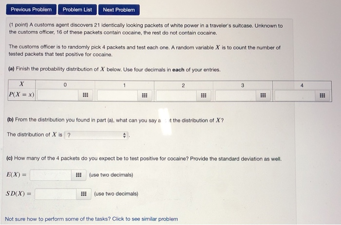 Solved Previous Problem Problem List Next Problem (1 point) | Chegg.com
