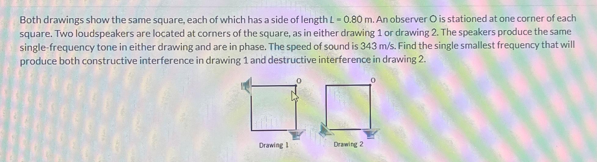Solved Both drawings show the same square, each of which has | Chegg.com