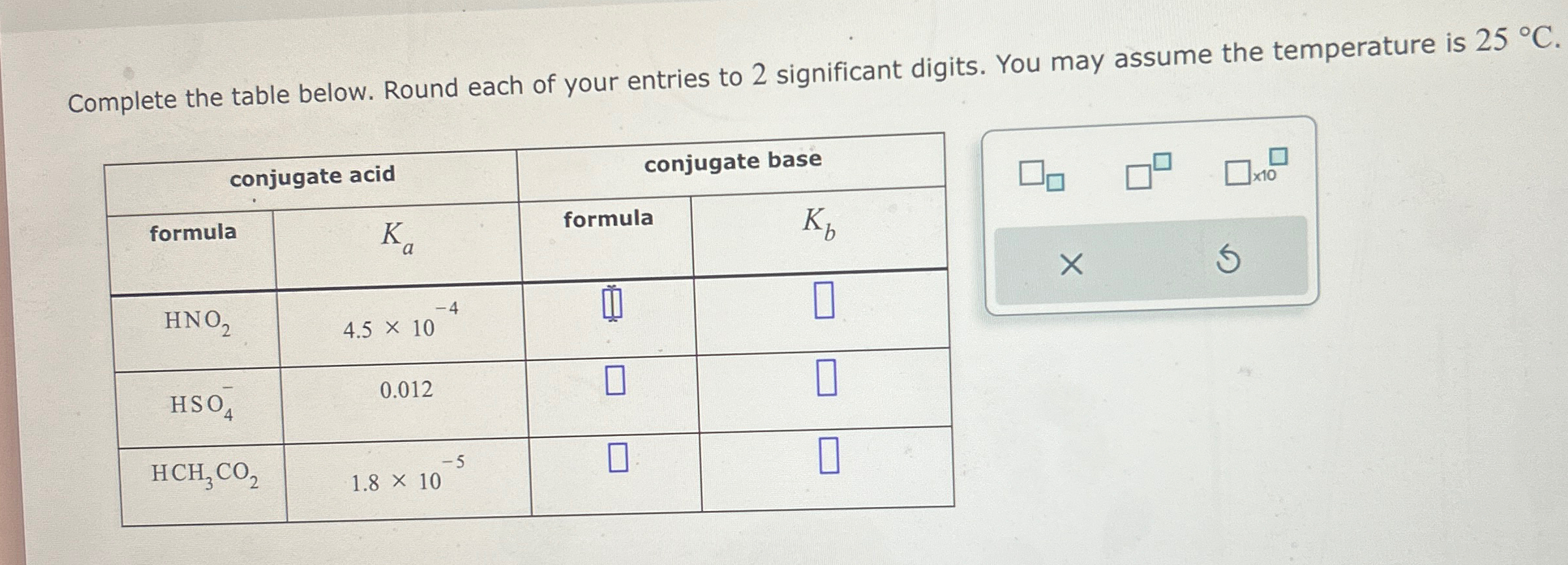 Solved Complete the table below. Round each of your entries | Chegg.com