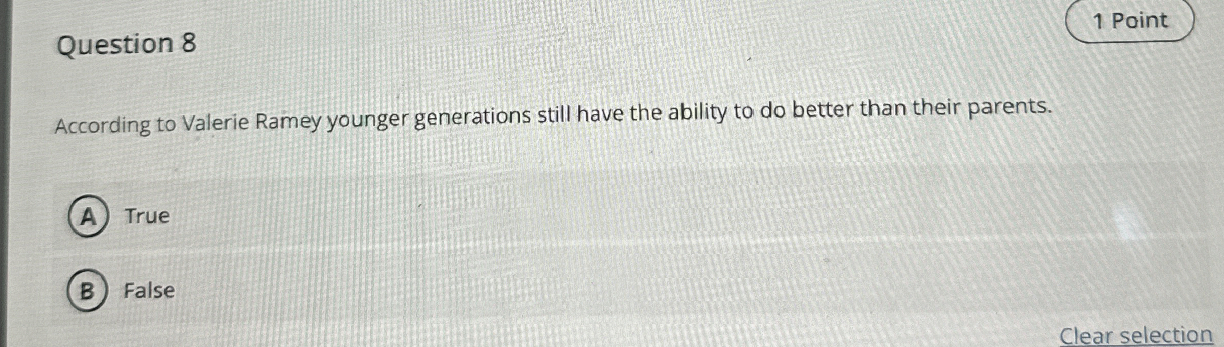 Solved Question 8According to Valerie Ramey younger | Chegg.com