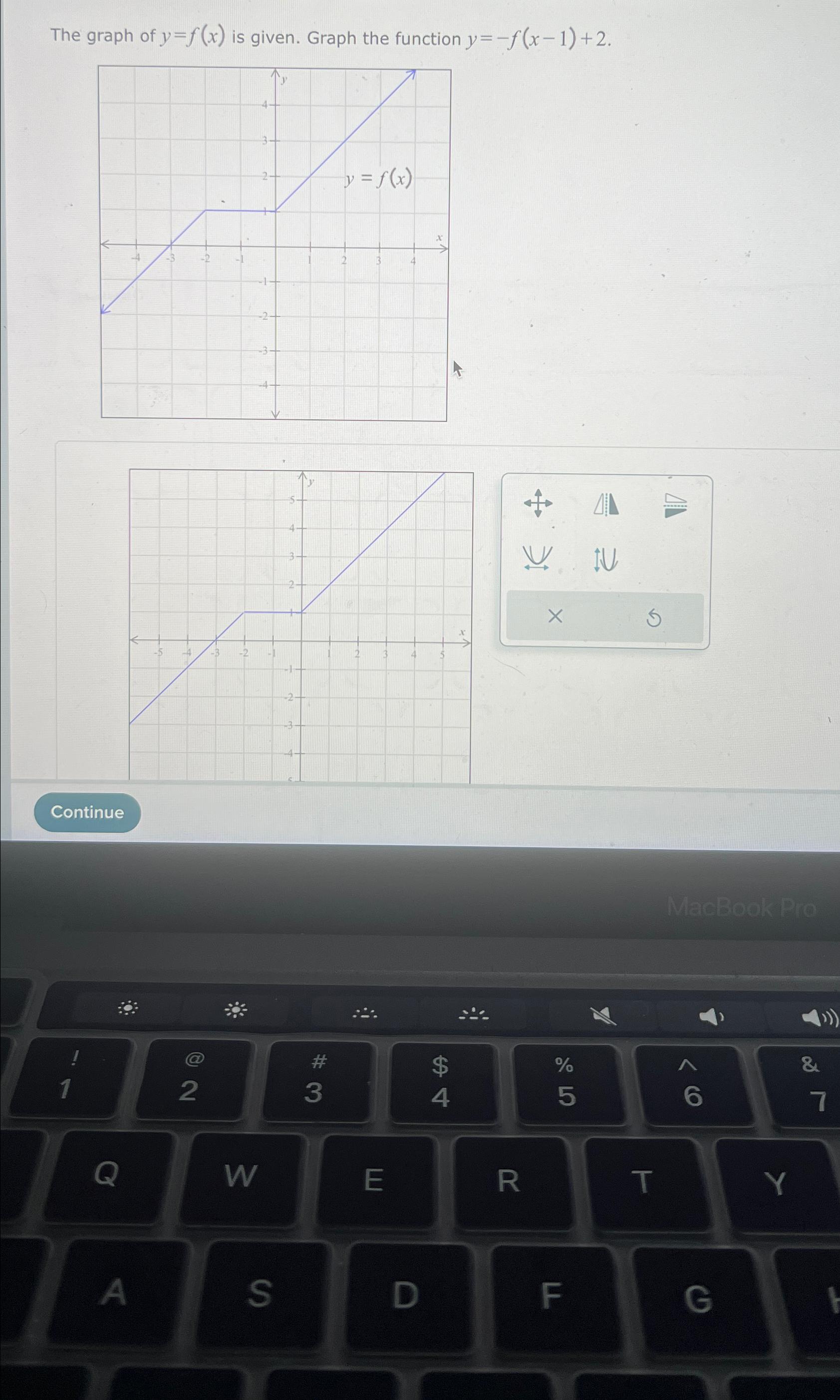 Solved The graph of y=f(x) ﻿is given. Graph the function | Chegg.com