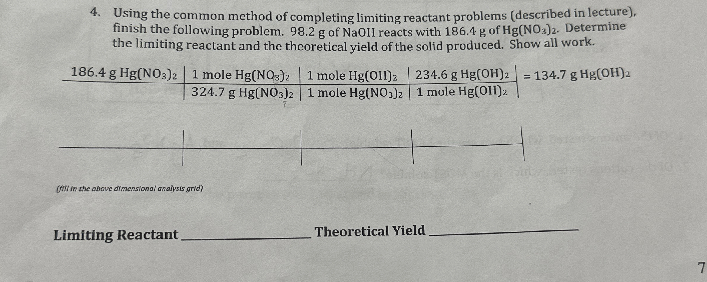 Using the common method of completing limiting | Chegg.com