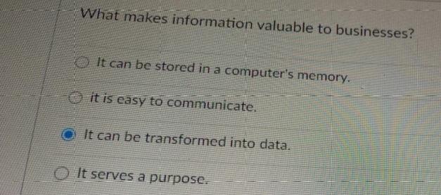 Solved buisness information Managment. please only answer if | Chegg.com