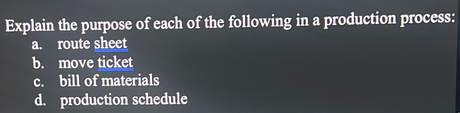 Explain the purpose of each of the following in a | Chegg.com