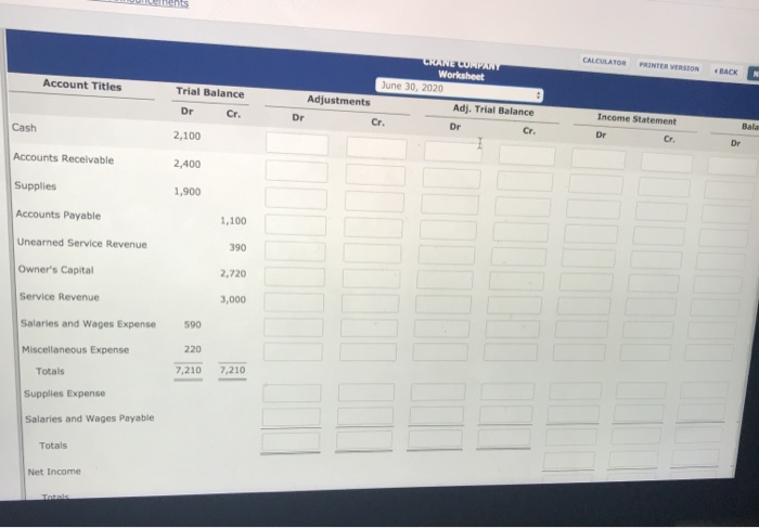 Solved given these trial balances (photo 1) how do you | Chegg.com