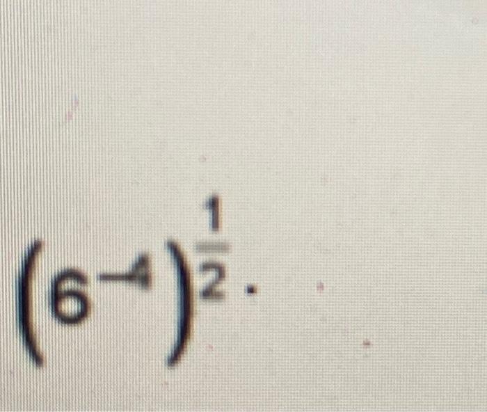 Solved (6−4)21 | Chegg.com