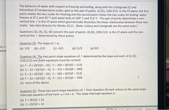 Solved Question (1) Here are three pairs of points: A: | Chegg.com