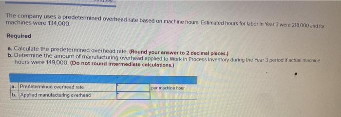Solved Exercise 11-4A (Algo) Calculating applied overhead LO | Chegg.com
