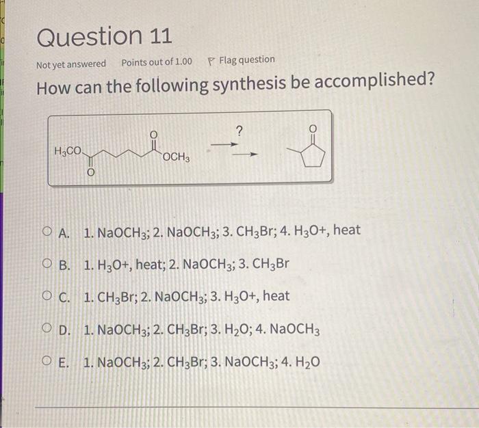 Solved How can the following synthesis be accomplished? A. | Chegg.com
