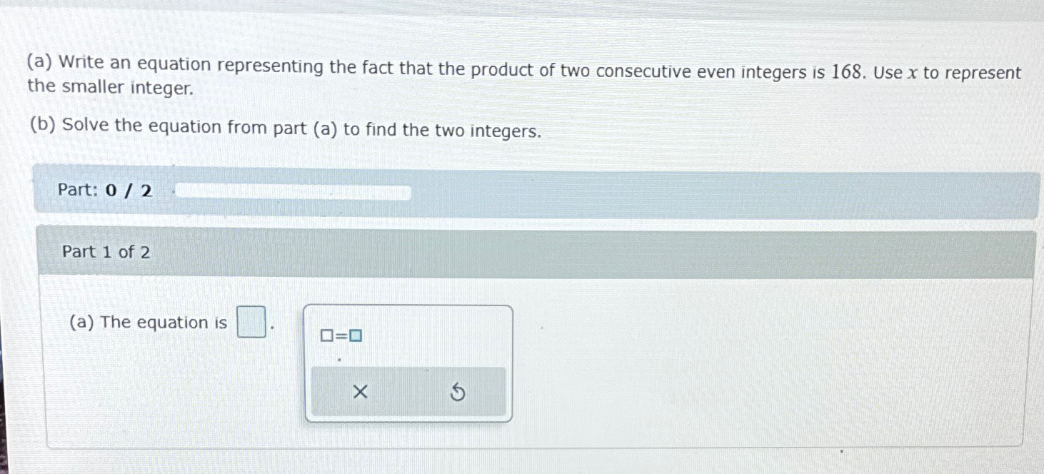 Solved (a) ﻿Write an equation representing the fact that the | Chegg.com