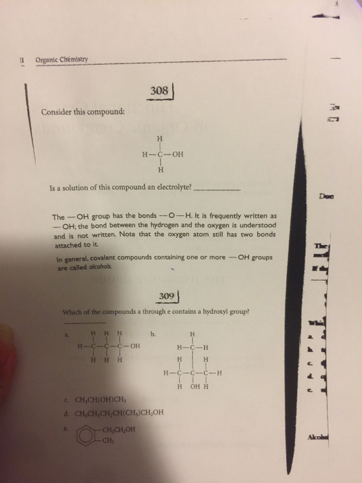 Solved Functional Groups in Organic Compounds Functional | Chegg.com
