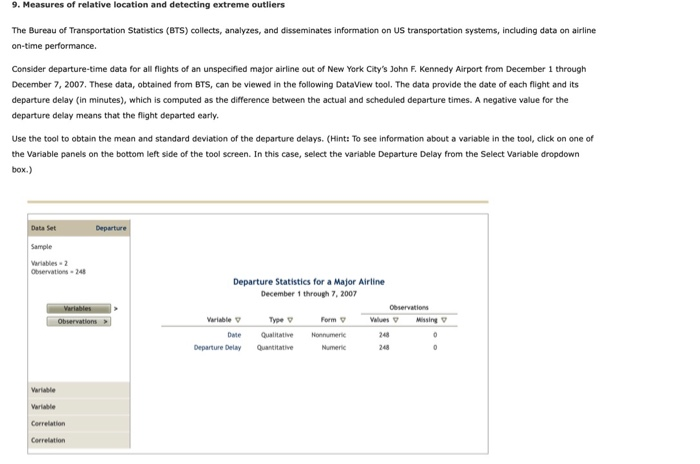 9. Measures of relative location and detecting | Chegg.com