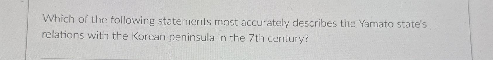 Solved Which of the following statements most accurately | Chegg.com